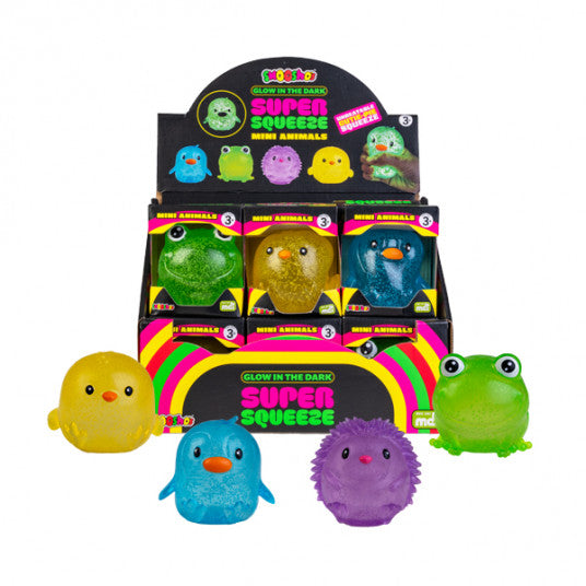 Smooshos Super Squeeze Mini Animals Glow in the Dark – Sensory Connect ...