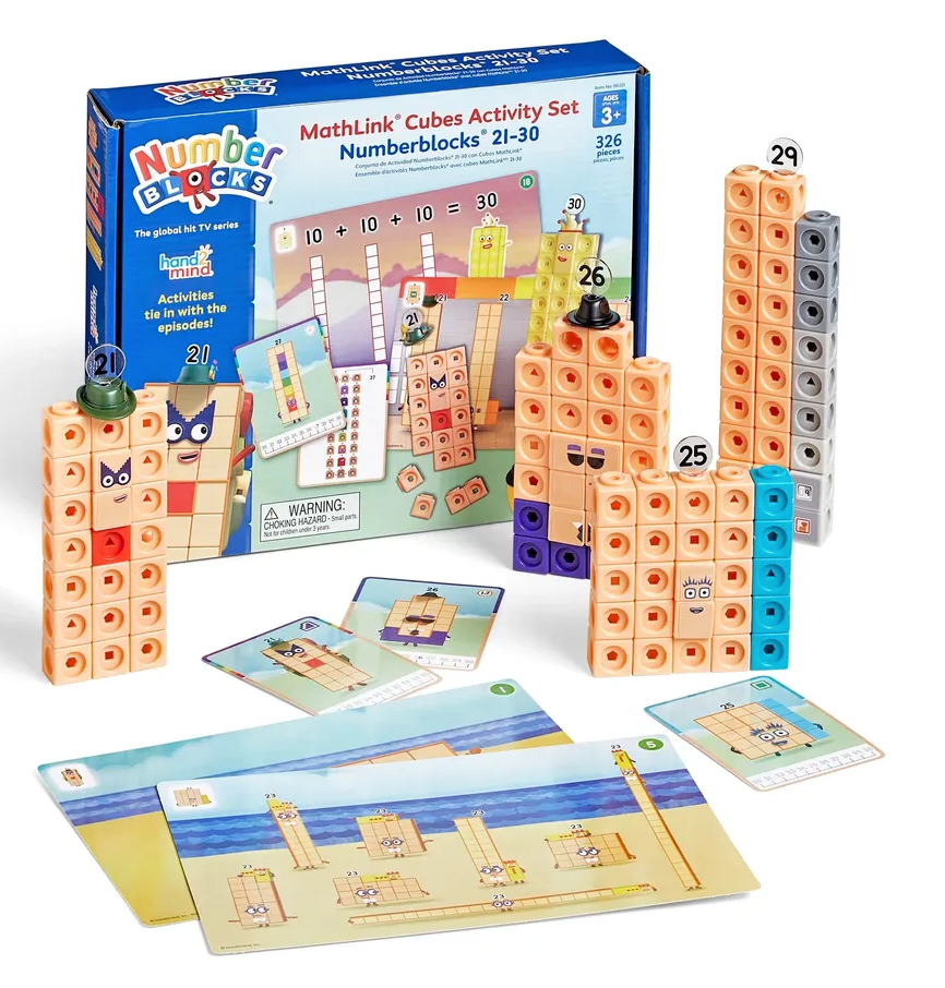 Numberblocks Mathlink Cubes 21-30 Activity Set – Sensory Connect ABN ...
